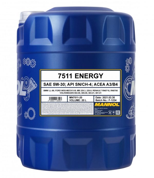 MANNOL Energy 5W-30 7511 – Mannol GCC